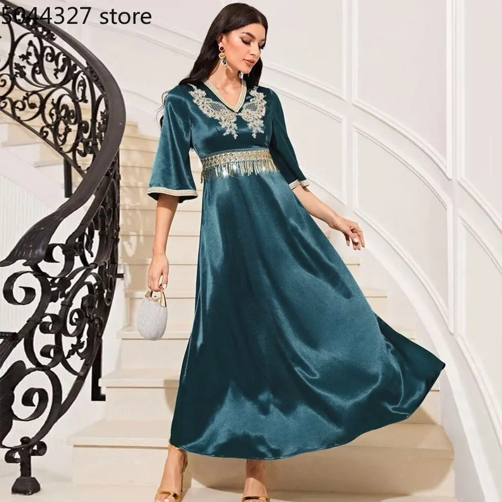 African Dresses For Women Muslim Fashion Abaya Boubou Africain Femme ...