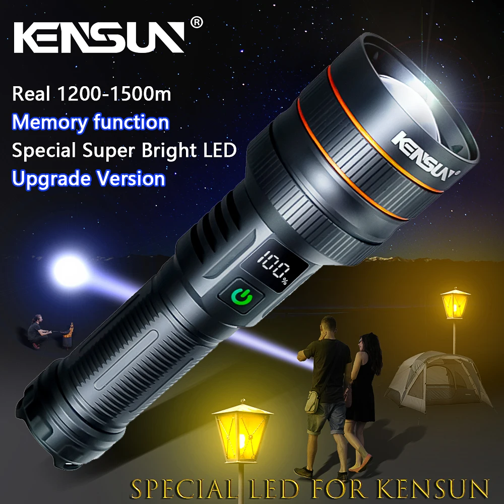 High-Power-Super-Long-Range-LED-Flashlight-Type-C-Charging-Strong-Light ...