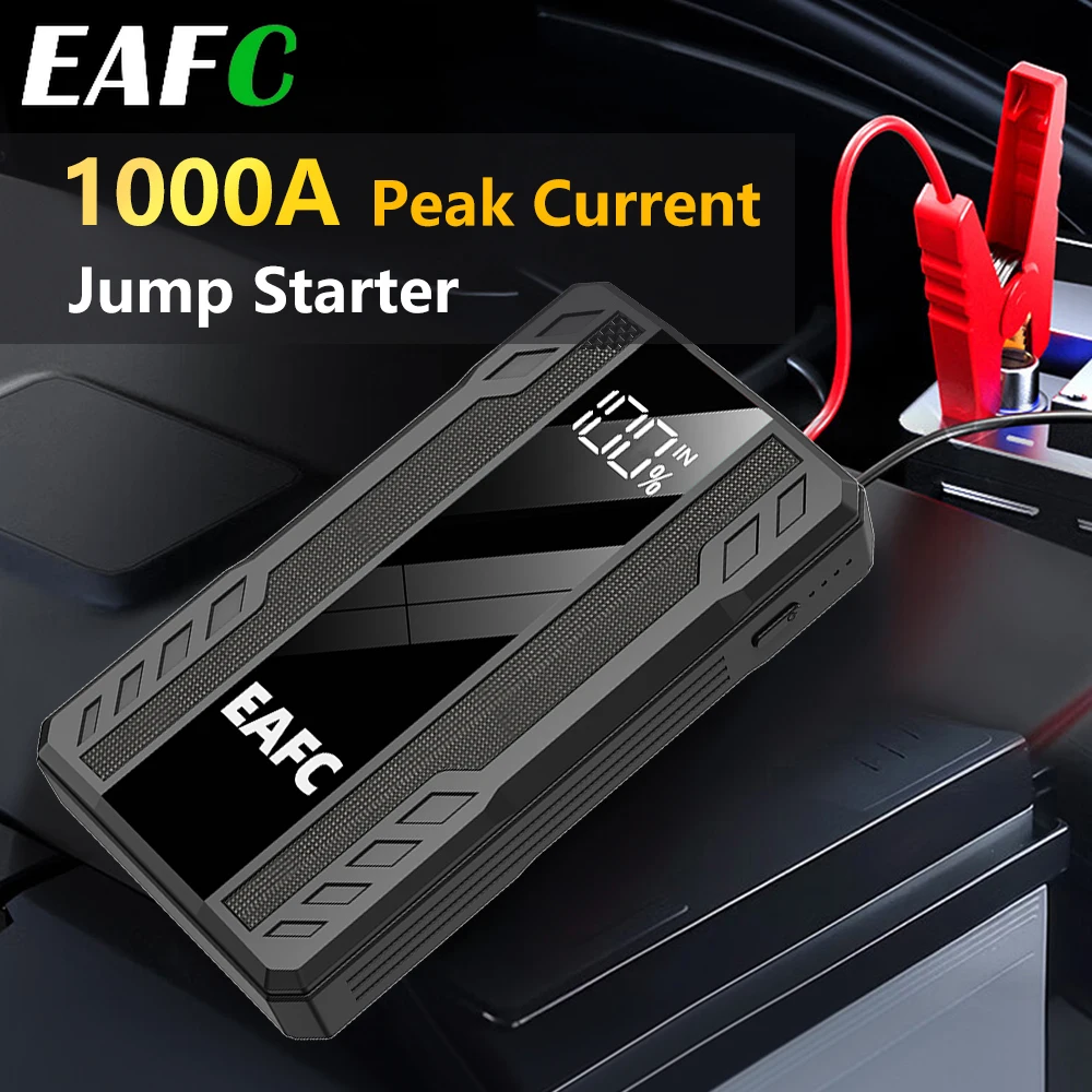 Car Jump Starter Portable High Power Power Bank 1000A Car Battery ...