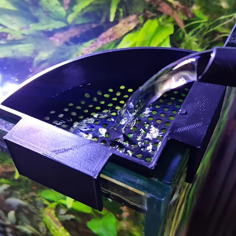 Stable water exchange diffuser for aquarium. Fish tank water exchange ...