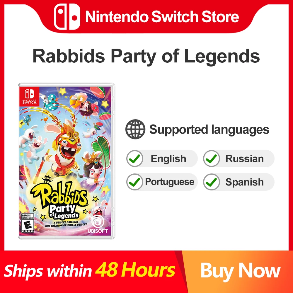 Nintendo Switch Games Rabbids Party Of Legends Adventure And Strategy ...