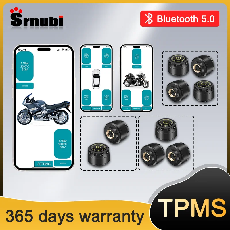 TPMS-Motorcycle-Tire-Pressure-Monitoring-System-Moto-Car-Smart-Tyre ...