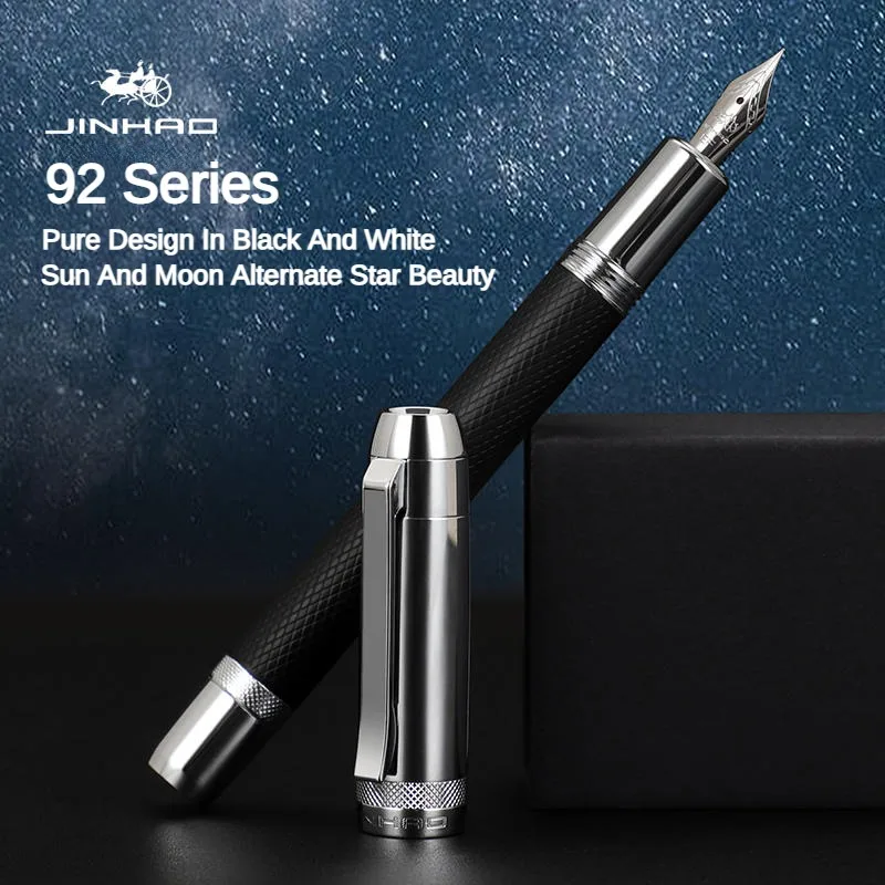 Luxury JINHAO 92 Metal Fountain Pen Star Series EF/F/M Nib Writing Pen ...