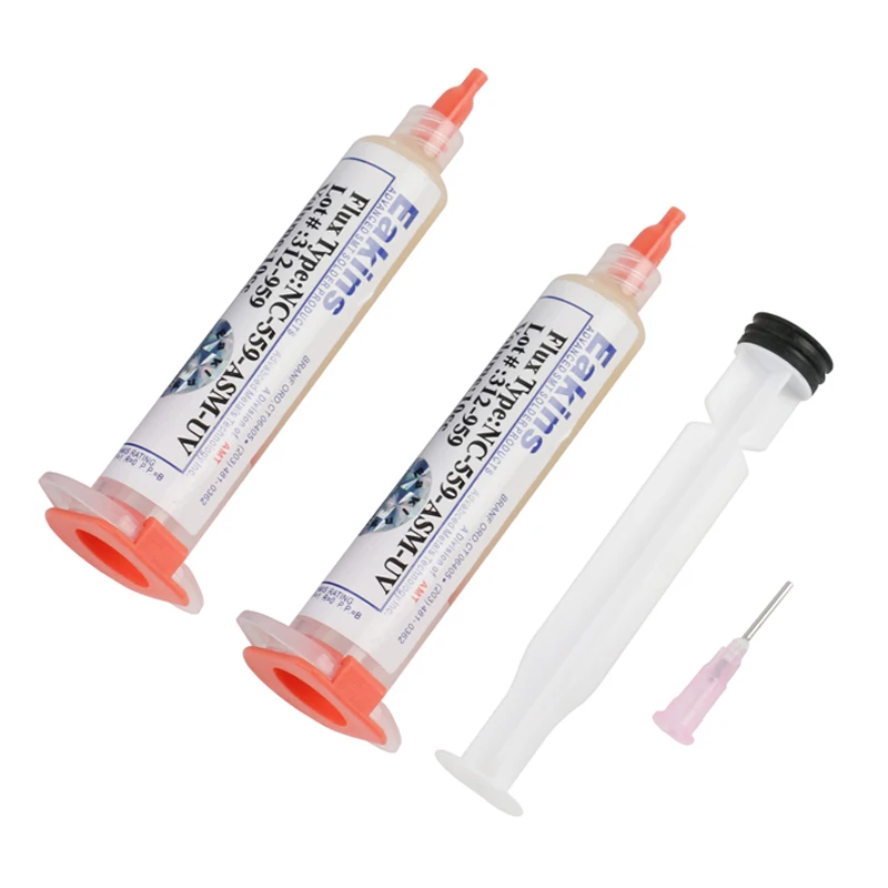 2pcs/lot 10cc Nc-559-asm-uv Solder Flux Paste Lead-free + Needles ...