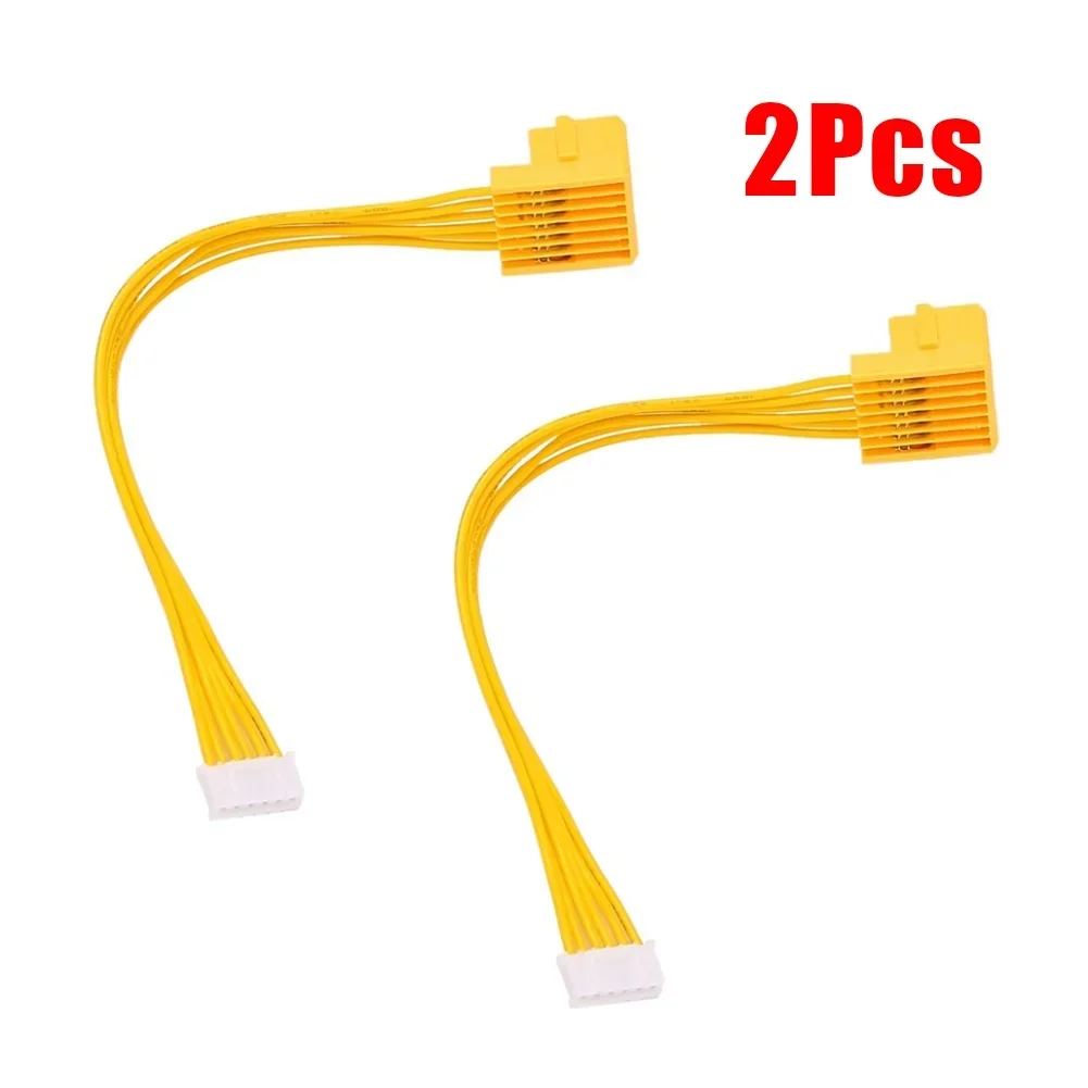 2PCS-Charger-Connector-Terminal-Cable-Yellow-For-14-4V-18V-Li-Ion ...