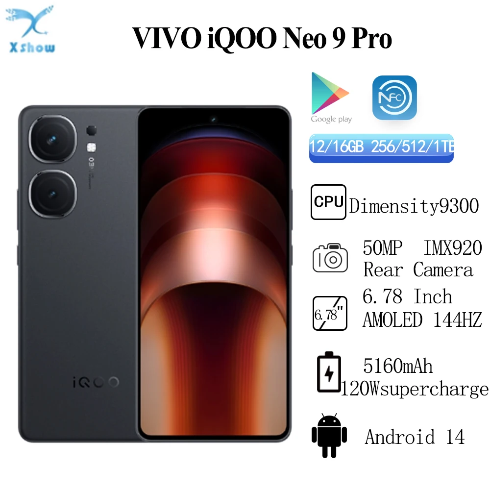 VIVO-iQOO-Neo-9-Pro-5G-Smartphone-Dimensity-9300-5160mAh-Battery-120W ...