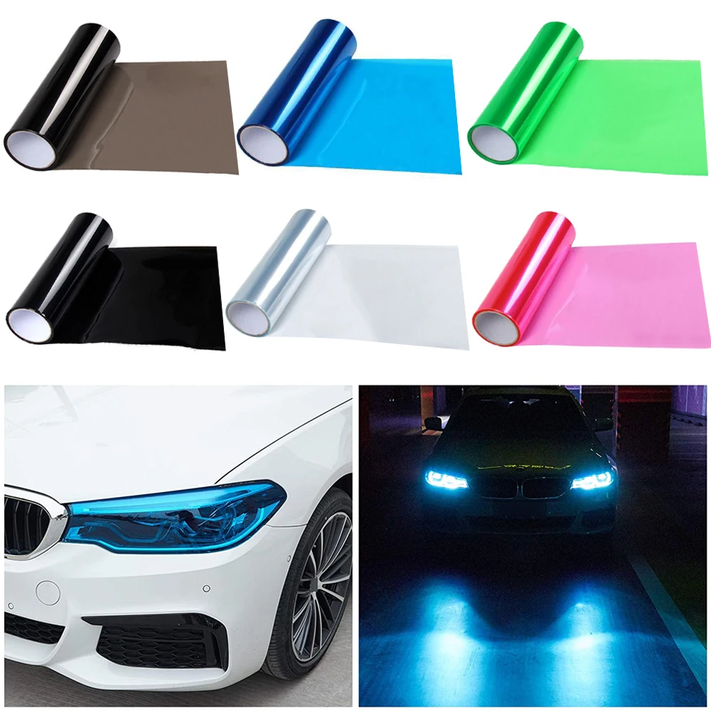 30x60cm Auto Car Light Headlight Taillight Tint Styling Waterproof ...