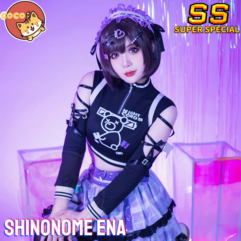 Shinonome-Ena-Cosplay-fantasia-e-peruca-Projeto-Sekai-Enanan-Dark ...
