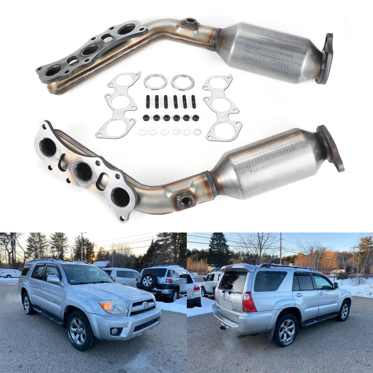 For-Toyota-4Runner-Exhaust-Catalytic-Converter-Pipe-Tacoma-FJ-Cruiser ...
