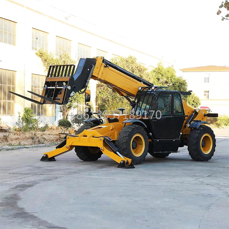 China Brand 7m 3.5ton Telehandler Fork Telescopic Boom Forklift ...
