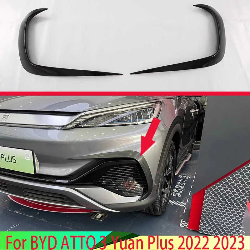 For-BYD-ATTO-3-Yuan-Plus-2022-2023-Car-Accessories-Carbon-Fiber-Style ...