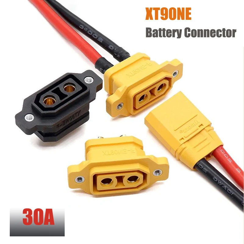 Conector-de-carregamento-de-bateria-de-l-tio-30A-XT90NE-fio-fixo-cabe-a ...