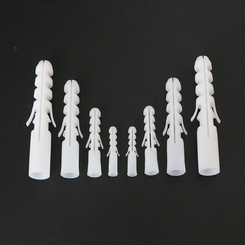 Freeshipping 100pcs 5/6/7/8/10/12/14mm Plastic Expand Nail Expansion ...