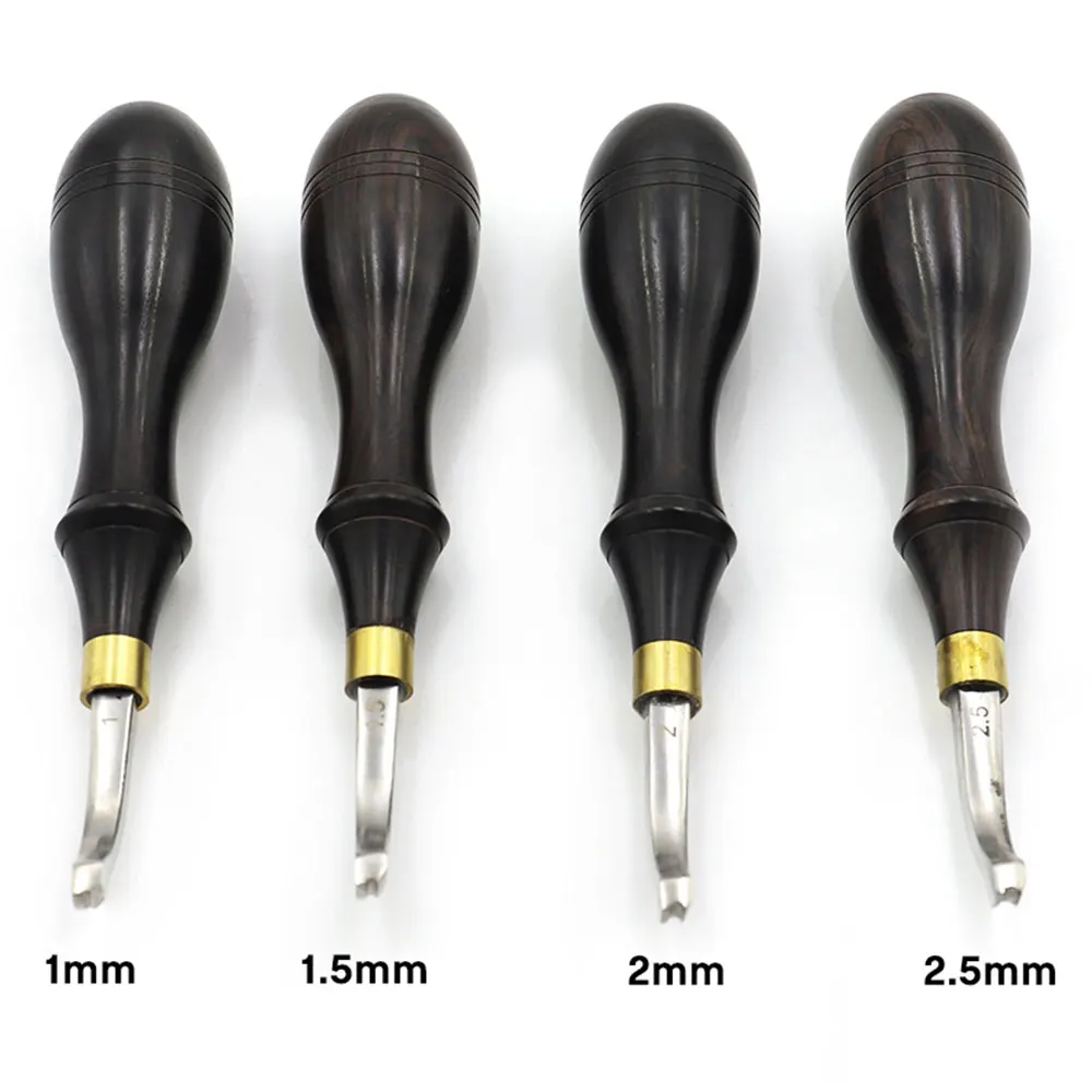 Leather-Edge-Creaser-with-Wood-Handle-Leathercraft-Edge-Creasing-Tool ...