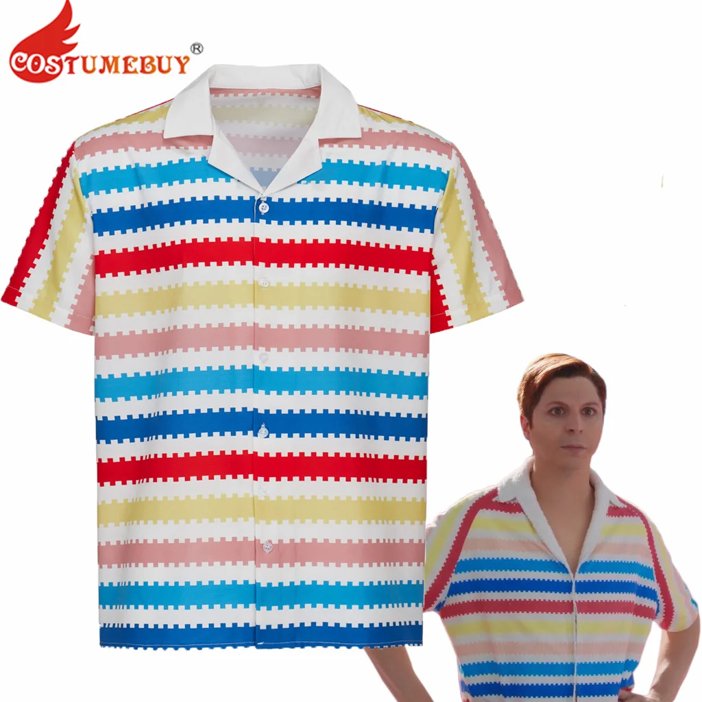 2023-Movie-Barbi-Allan-Cosplay-Costume-Rainbow-Striped-T-Shirts ...