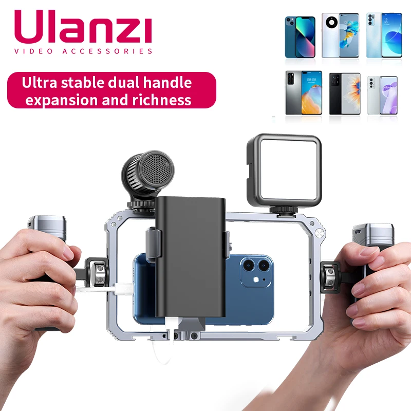 Ulanzi-Universal-Smartphone-Video-Rig-Phone-Cage-with-Dual-Hand-Grip ...