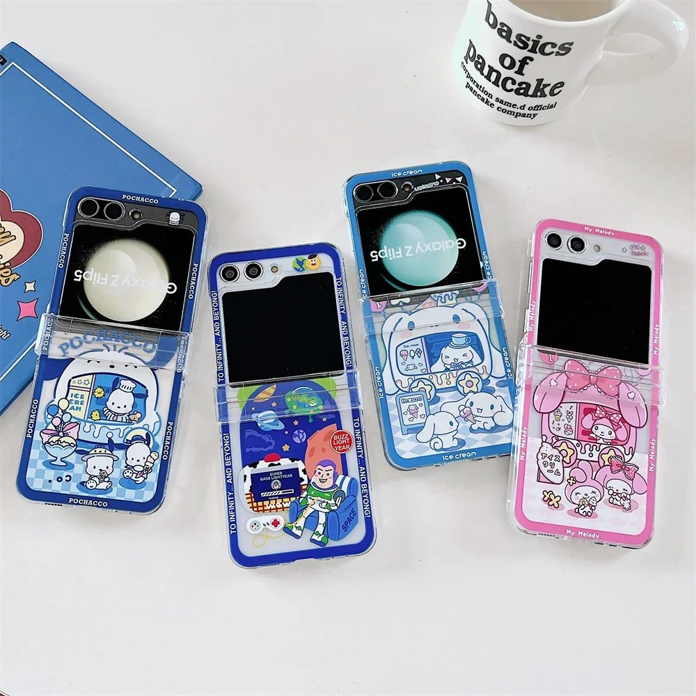 Cute-Cartoon-Anime-Role-Pochacco-Phone-Case-for-Samsung-Galaxy-Z-Flip-3 ...
