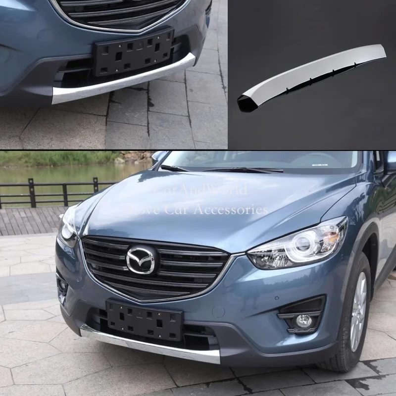 For Mazda CX-5 2013-2016 Front Bumper Grille Protector Head Grill Sill ...