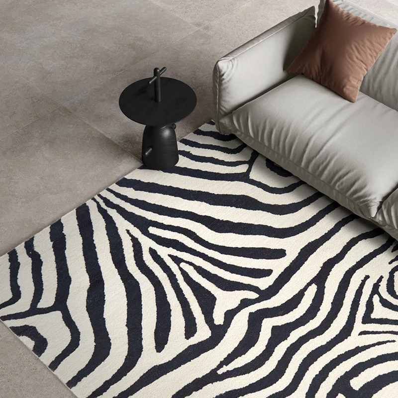 Zebra-Pattern-Art-Comfortable-Large-Area-Living-Room-Carpet-Soft ...
