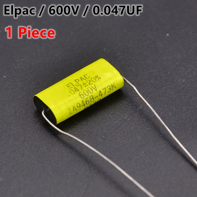 Original Elpac 600V 0.047UF Vintage Orange Tone Cap (Capacitor) For ...