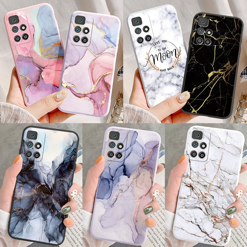 Case Phone Xiaomi Redmi Marble | Silicone Protective Cover Case ...