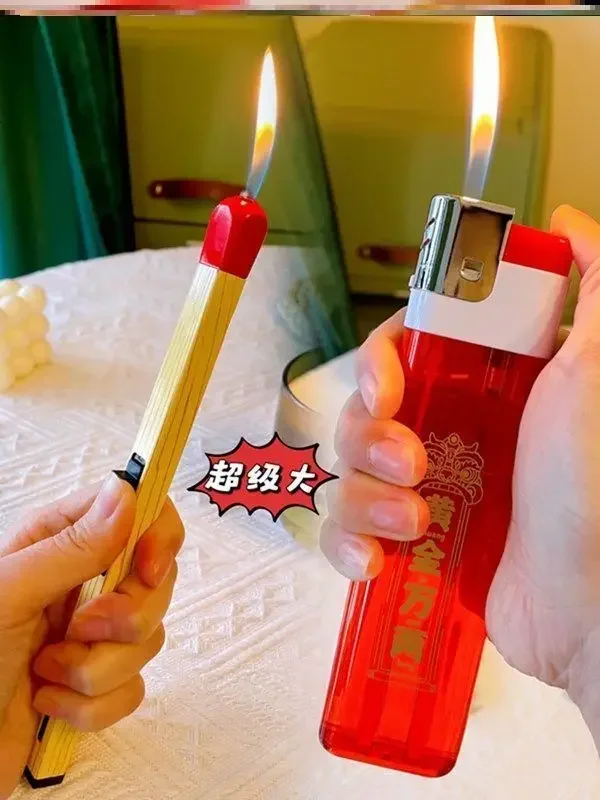 Tiktok Same Bar Super Big Giant Lighter Matches Extra Large Internet ...