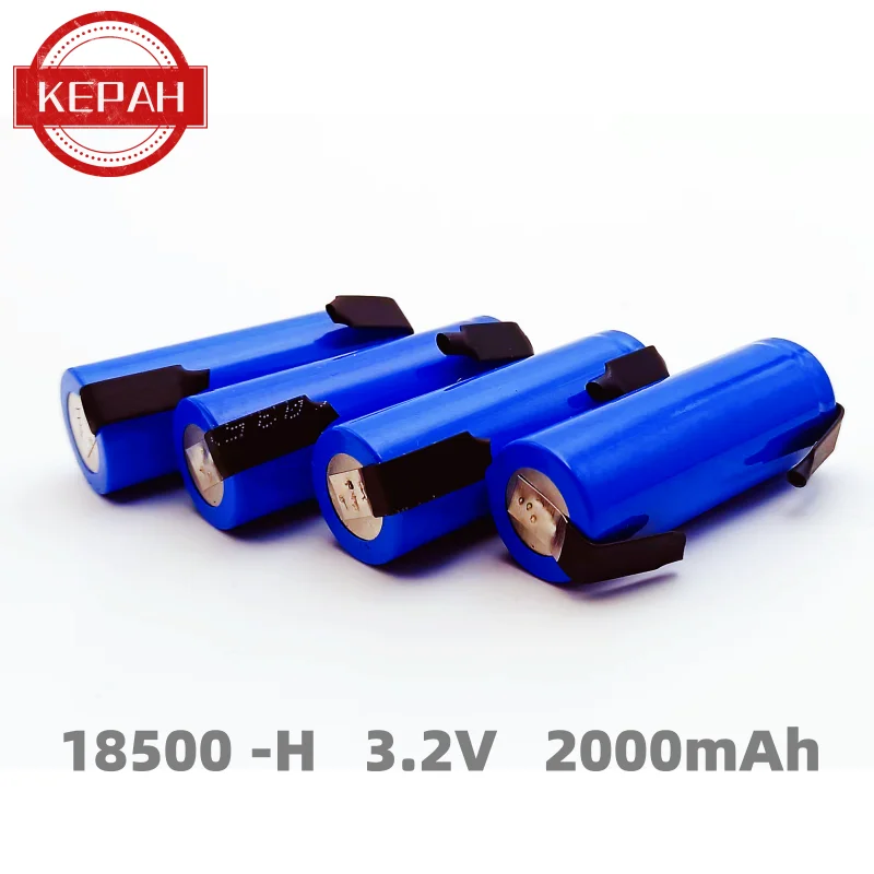18500-2000mAh-soldered-li-Ion-battery-large-capacity-high-power-3-2V ...