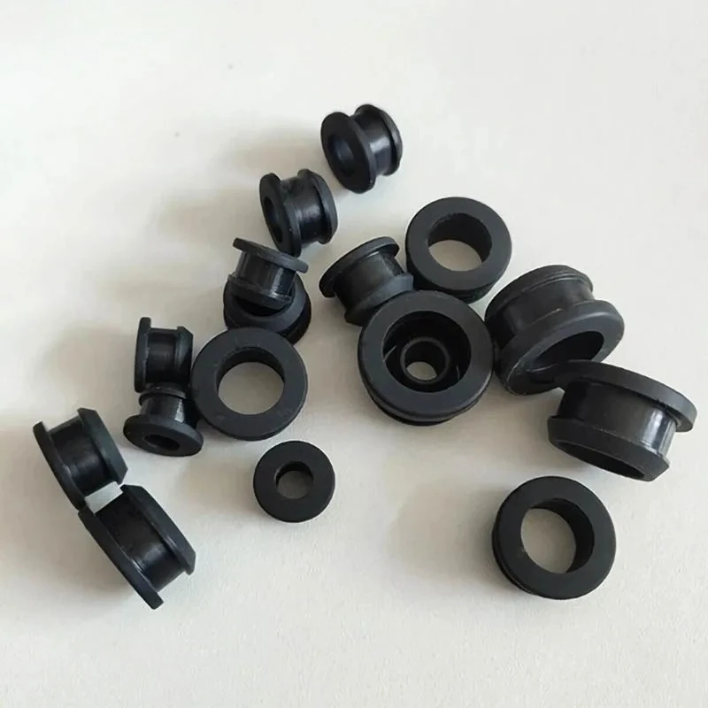 1/2/3/5/8/10Pcs Silicone Rubber Snap-on Grommet Hole Plugs End Caps ...