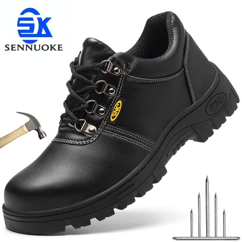Safety Shoes Men for Work Lightweight Sport Sneakers Steel Toes Free ...