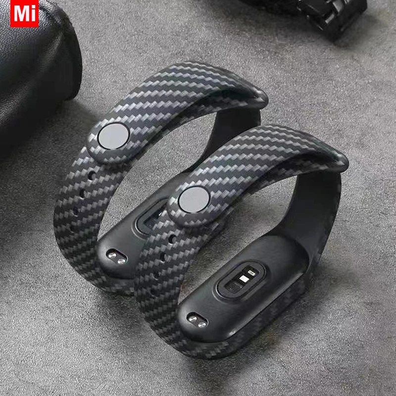 Carbon-fiber-strap-For-Xiaomi-Mi-Band-7-nfc-Wristband-smartwatch-MIband ...