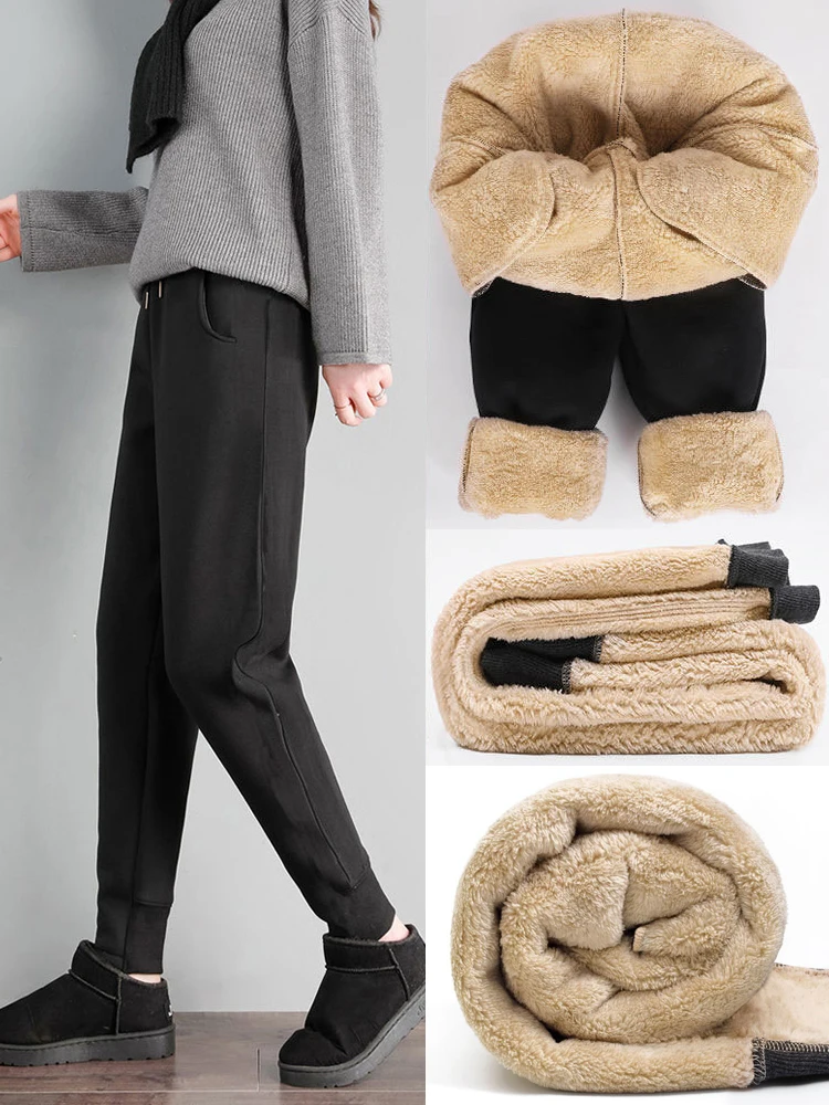 Winter-Extra-Thick-Warm-Pants-for-Women-Casual-Thermal-Lamb-Cashmere ...