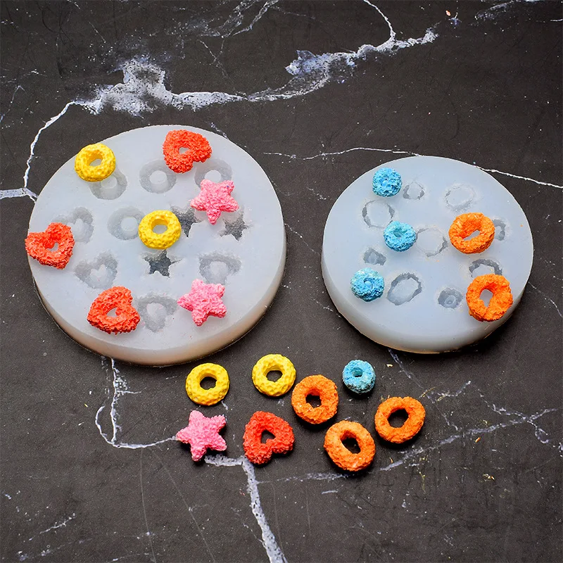 Candy Silicone Mold Doughnut Soft Candy Rubber Candy Silica Gel Mold ...