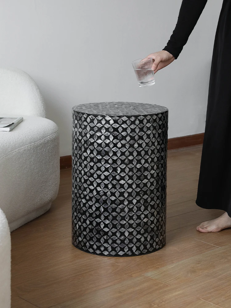 Creative Nordic Shell Side Table Medieval Style Living Room Sofa Corner ...