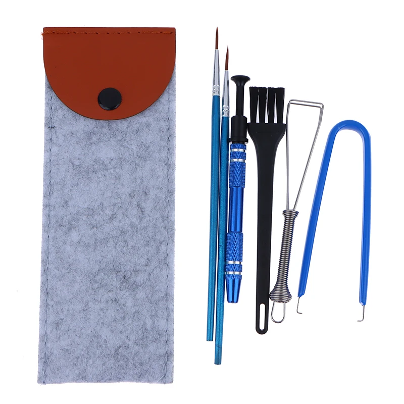 Keyboard-Cleaning-Tool-Kit-Metal-Keycap-Puller-Stem-Holder-Switch ...