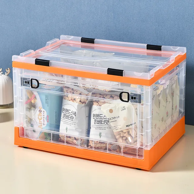 Closet Organizers Folding Storage Boxes&Bins With Lids And Dual Open ...