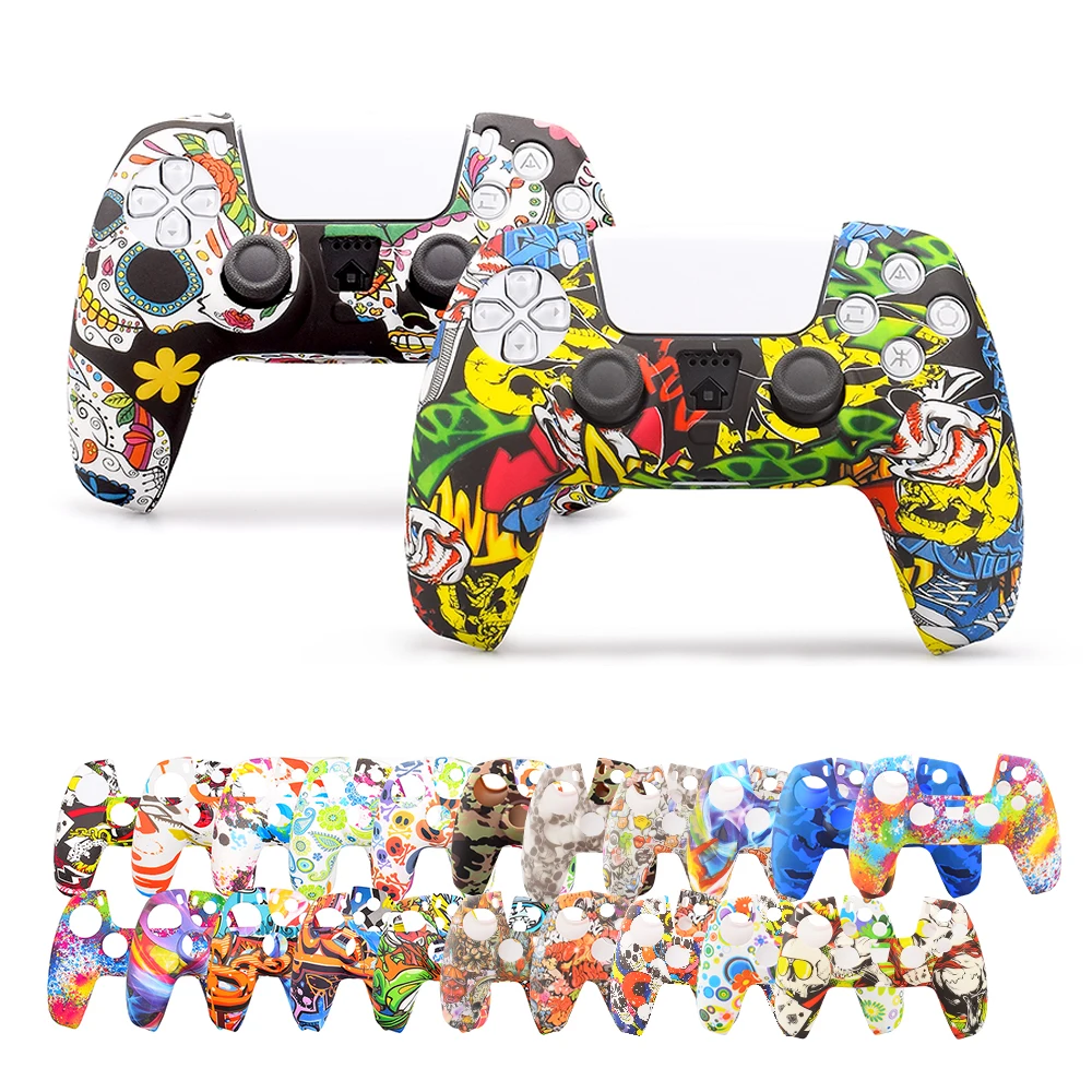 PS5-Protective-Soft-Rubber-Silicone-Joystick-Gamepad-Skin-Cover-Case ...
