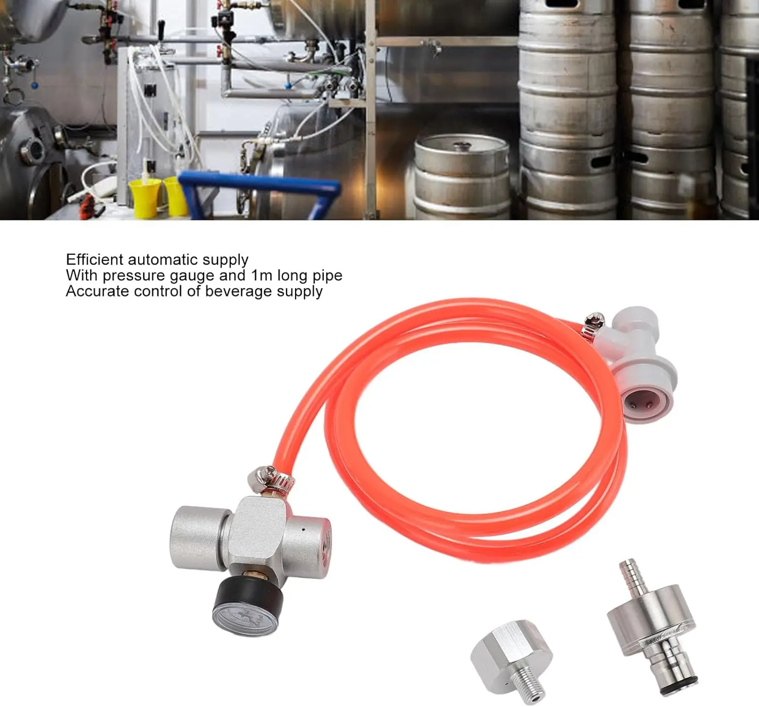 Mini-Keg-Regulator-Automatic-Stainless-Steel-Coffee-Soda-Keg-CO2 ...