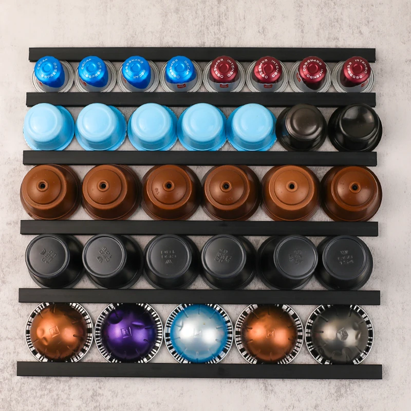 6er Set CafeMount Kaffeekapselhalter – Selbstklebende, Platzsparende ...