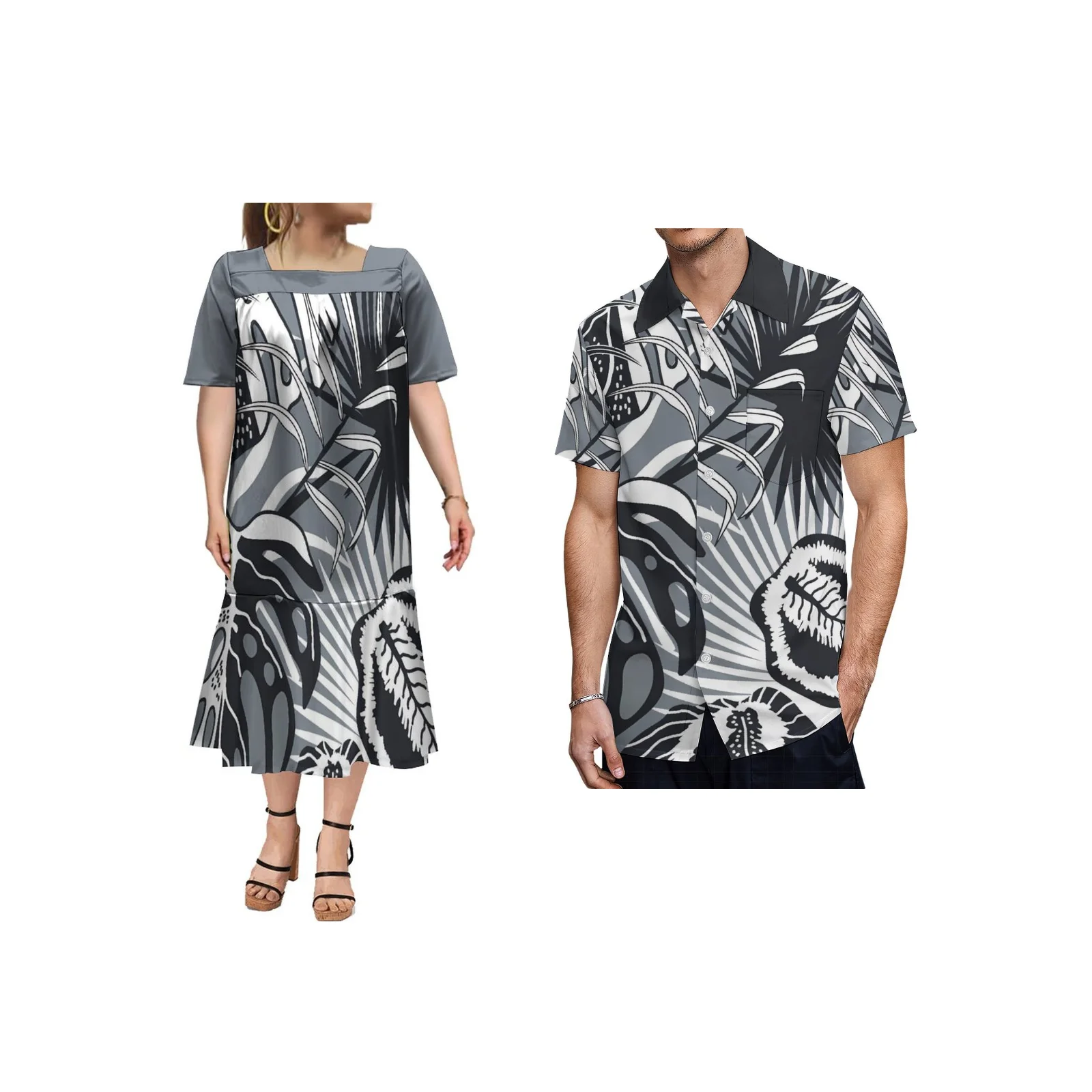 Summer-Men-s-Shirt-Tribal-Clothing-New-Custom-Women-s-Ruffle-Dress ...