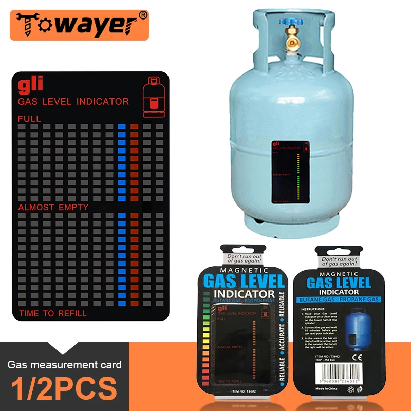 Gas Pressure Test Card Bottle | Magnetic Gas Level Indicator | Lpg Gas ...