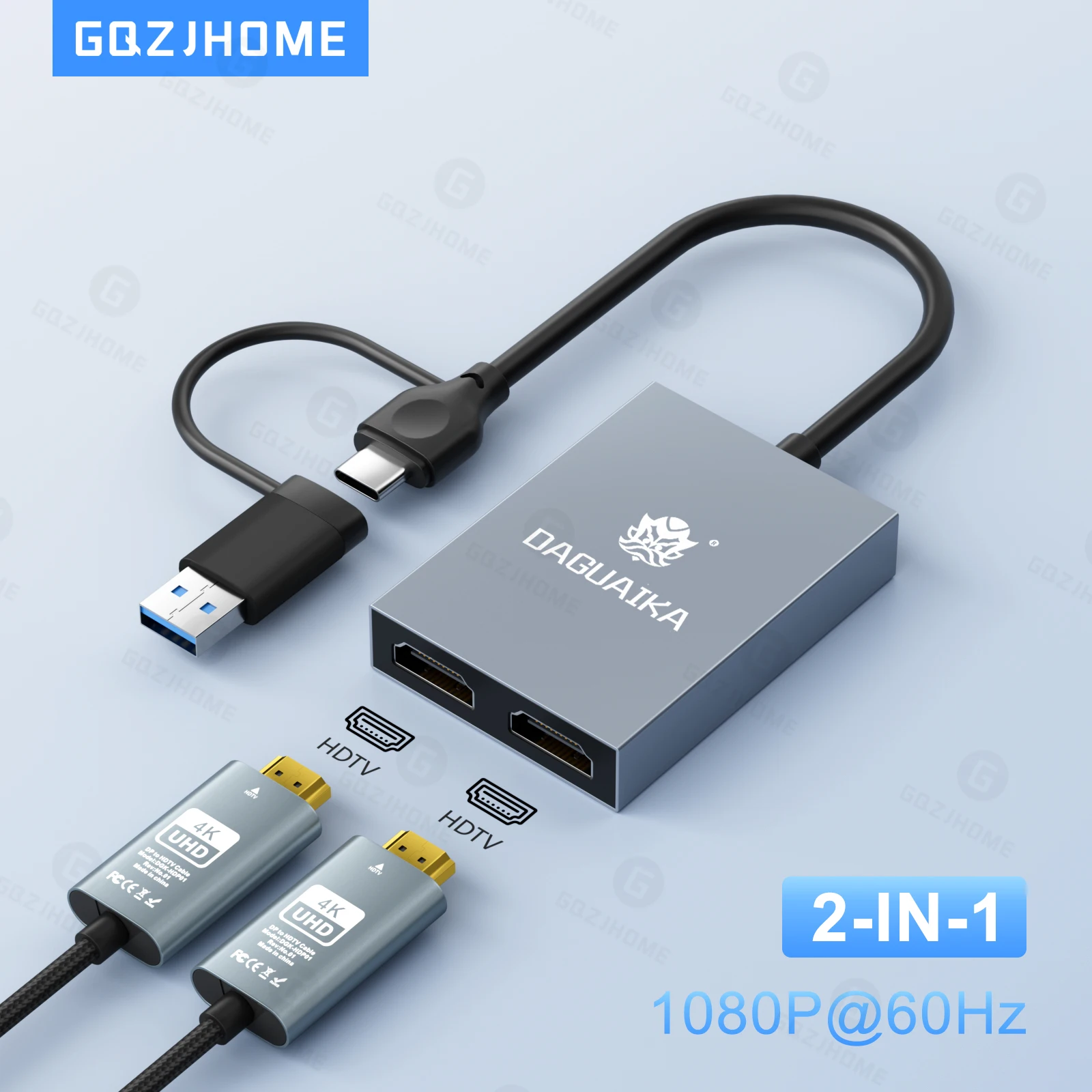 Estaci-n-de-acoplamiento-Displaylink-1080P-adaptador-USB-C-a-HDMI-con ...