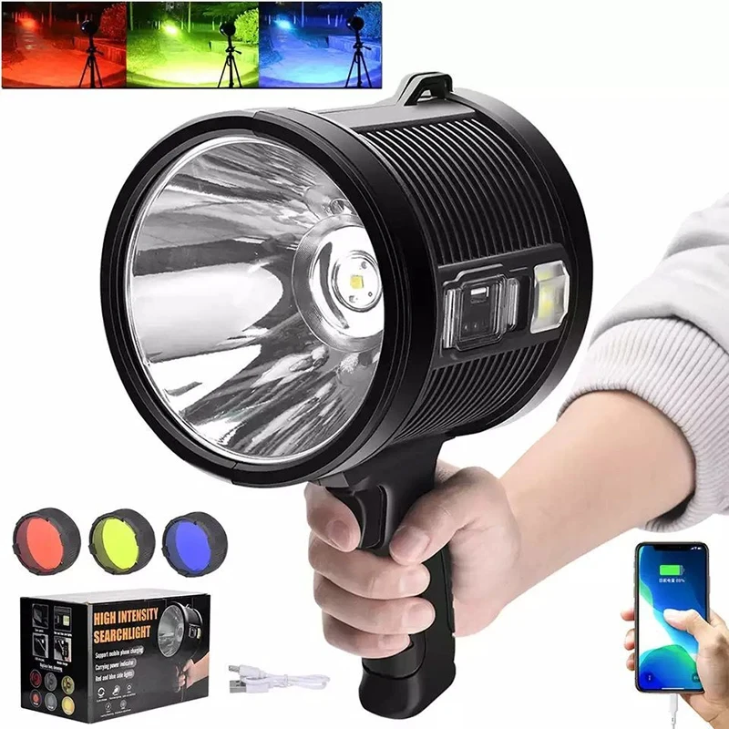 Rechargeable-Spotlight-900000-Lumens-Led-Spot-Lights-Handheld-Large ...