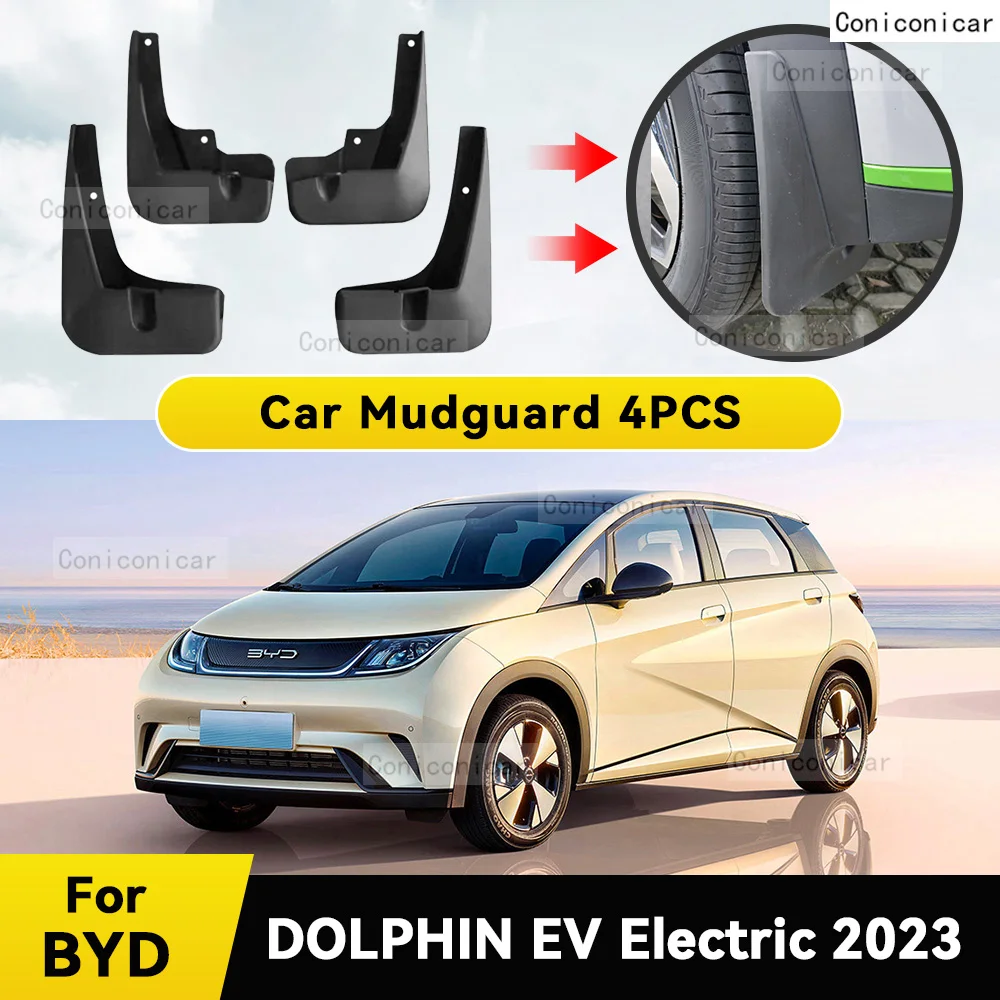 Car-Fender-Mud-Flaps-For-BYD-DOLPHIN-EV-Electric-2023-Splash-Guards ...