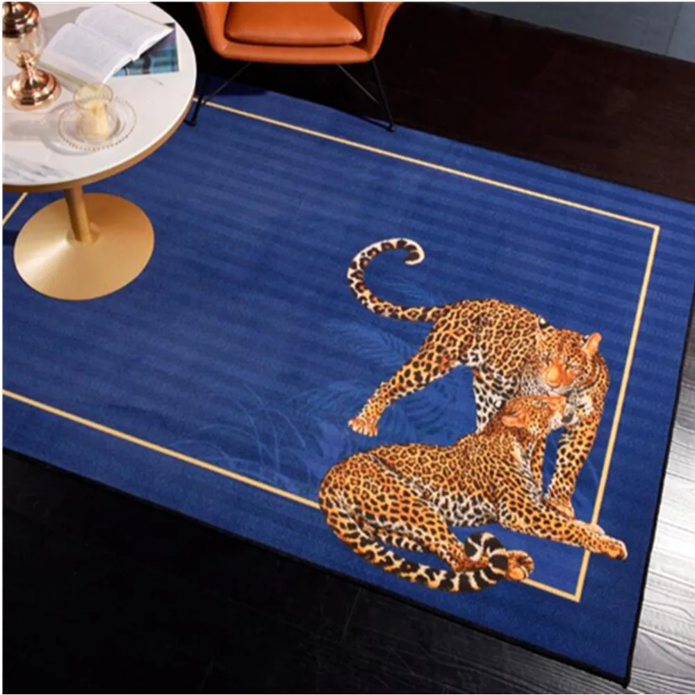 Light-Luxury-Carpet-Tiger-Leopard-Printing-Carved-Velvet-Room-Rug-Thick ...
