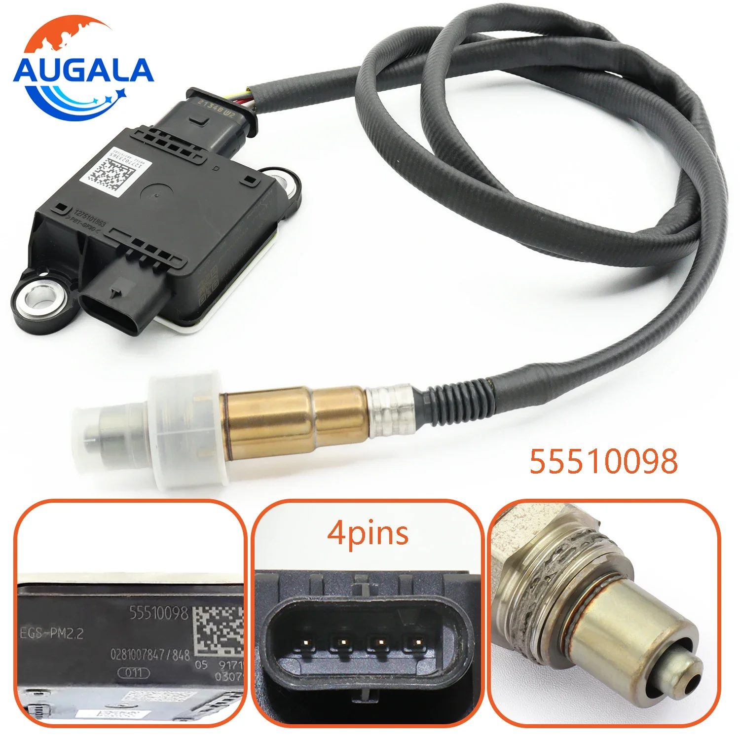 AUGALA-Particulate-Matter-Sensor-PM-Sensor-55510098-For-VAUXHALL-ASTRA ...