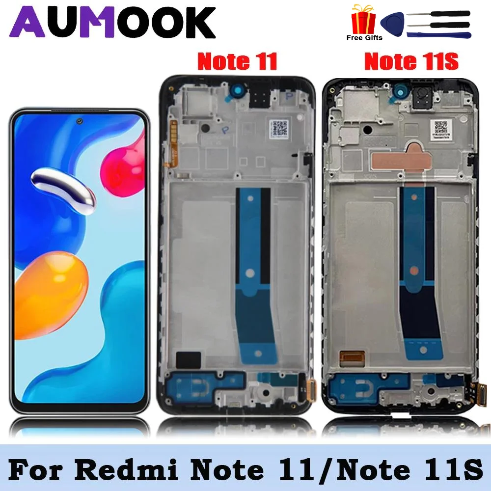 100-Test-AMOLED-For-Xiaomi-Redmi-Note-11-LCD-Display-Note11-Screen ...
