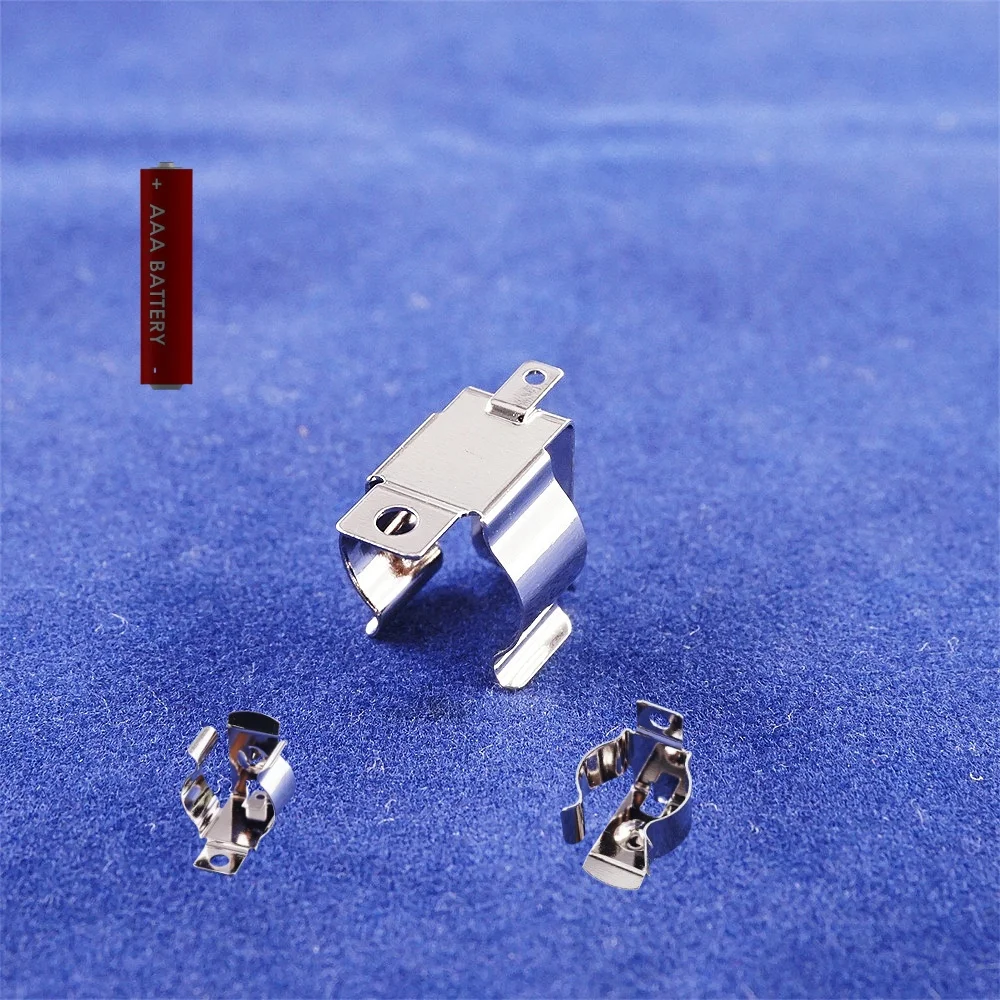 10-100-Pcs-SMT-SMD-AAA-Battery-Clip-N-Holder-Retainer-Contact-Cross ...