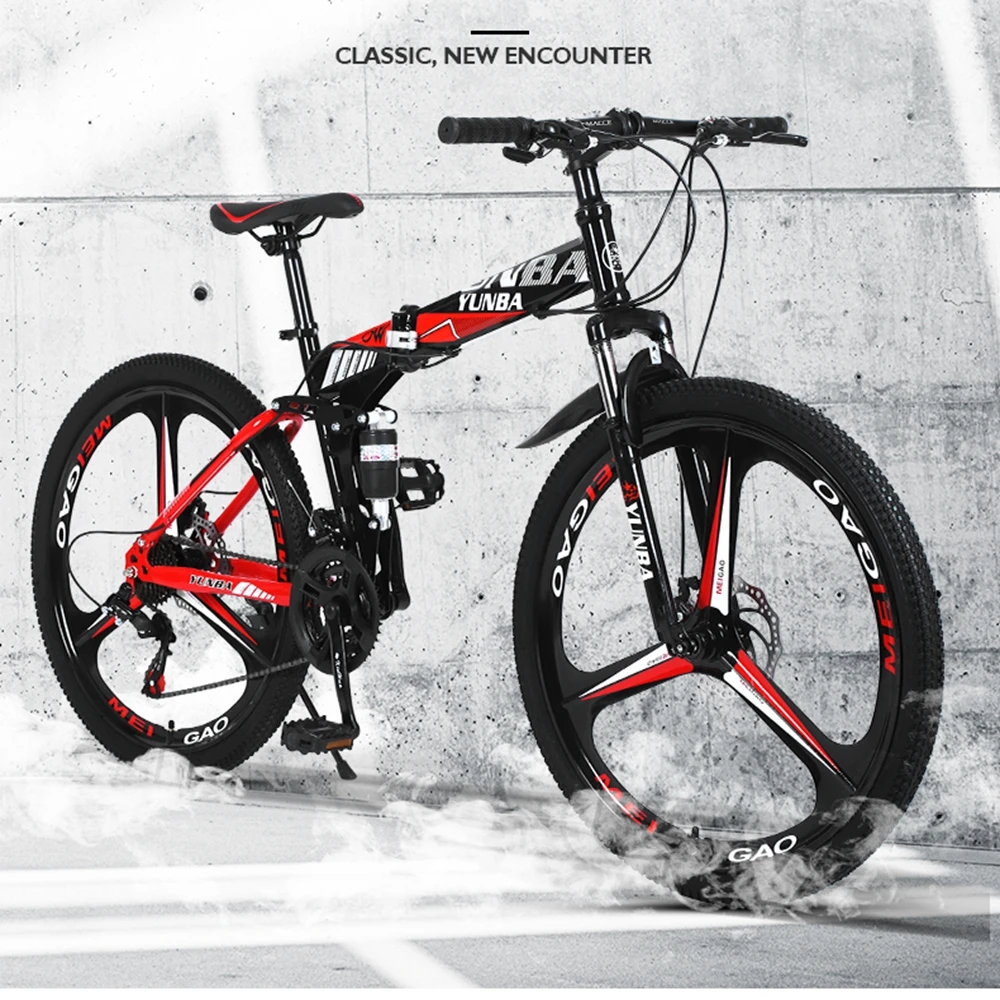 Macce mountain folding bicicleta 26 Polegada 21 velocidades/24 ...