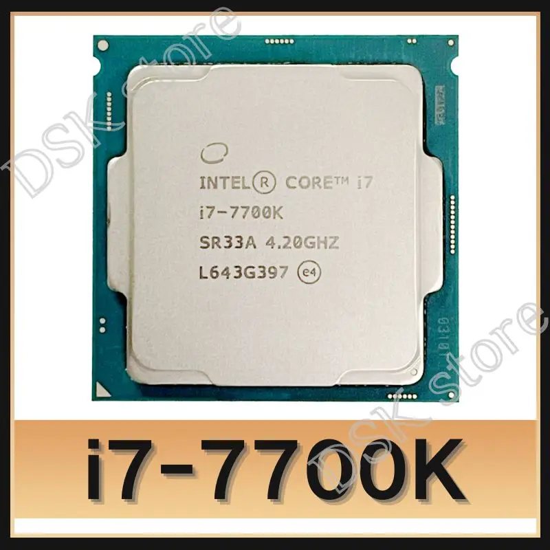 Intel Core i7-7700K i7 7700K 4.2GHz Quad-Core CPU Processor 8M 91W LGA ...