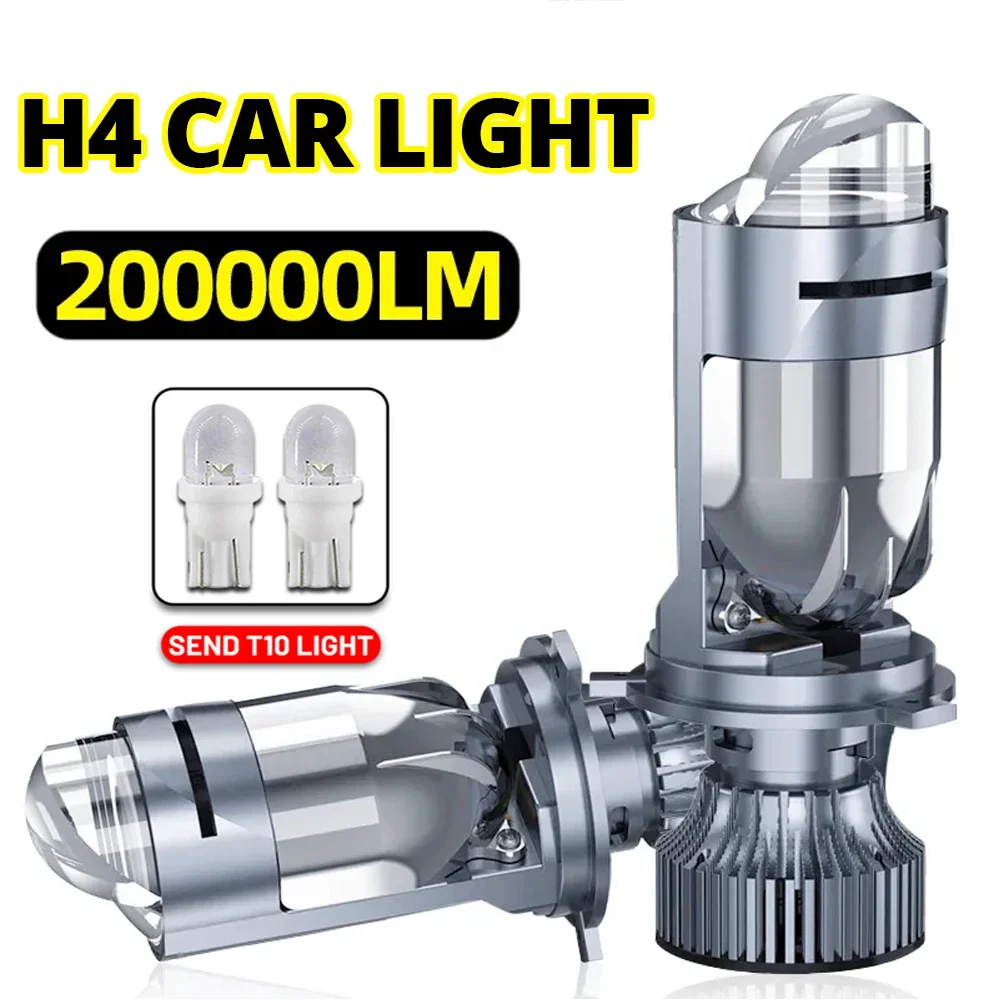 700W-H4-LED-Projector-Lens-Auto-H4-LED-Headlight-Bulb-Kit-Conversion ...